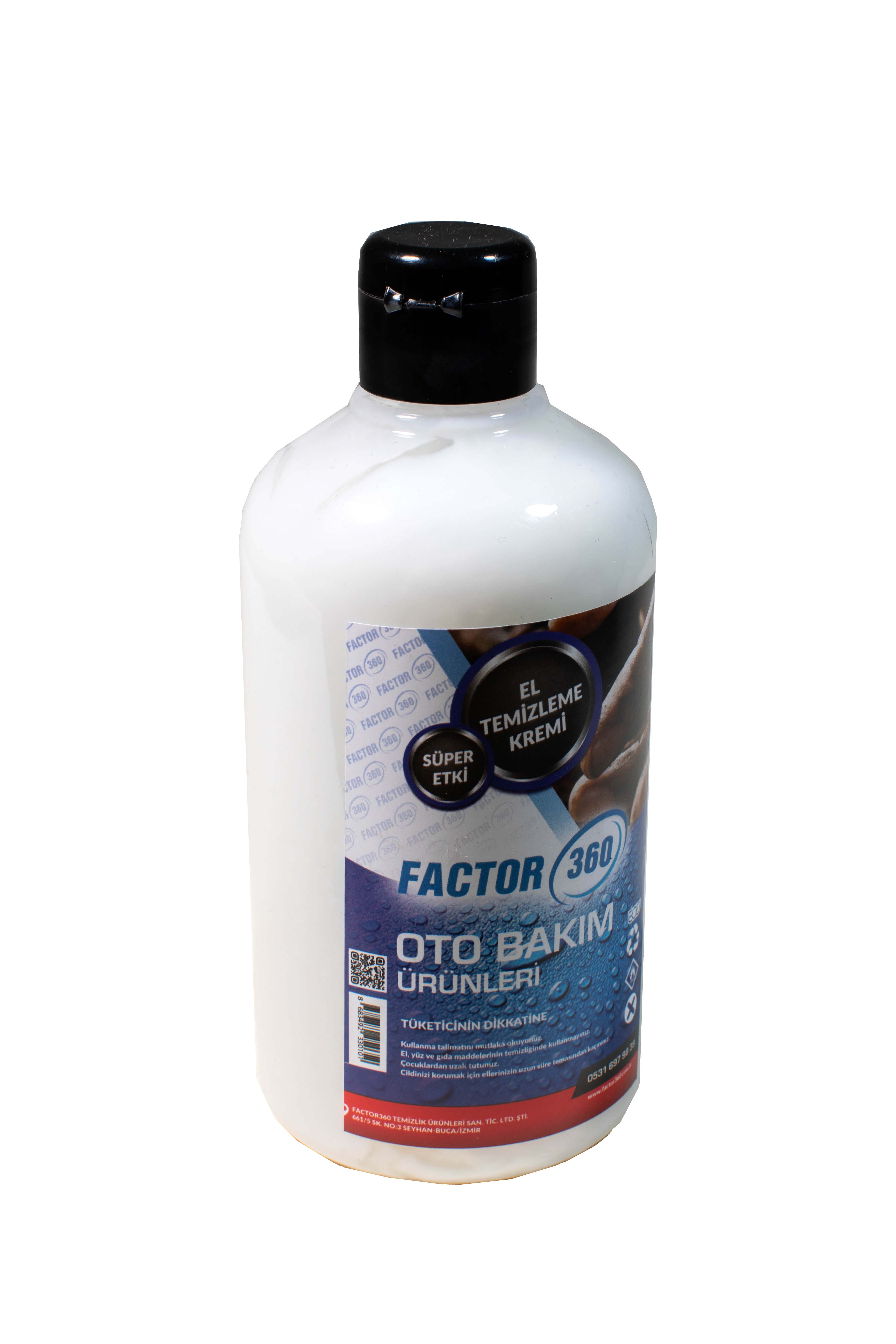 El Temi̇zleme Kremi̇ 500 Ml | Factor 360 Oto Bakım Ürünleri