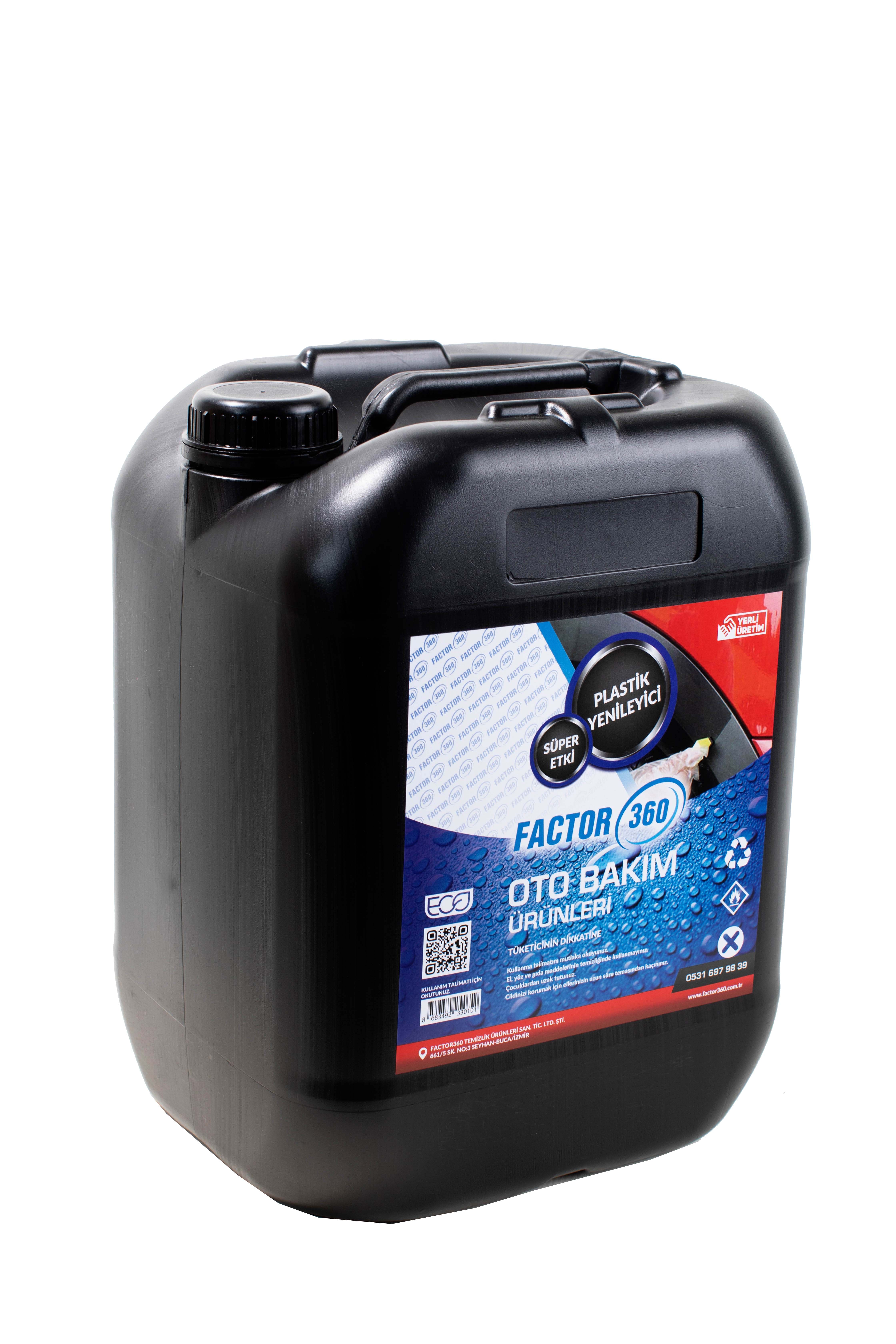 Plasti̇k Yeni̇leyi̇ci̇ 20 Li̇tre | Factor 360 Oto Bakım Ürünleri